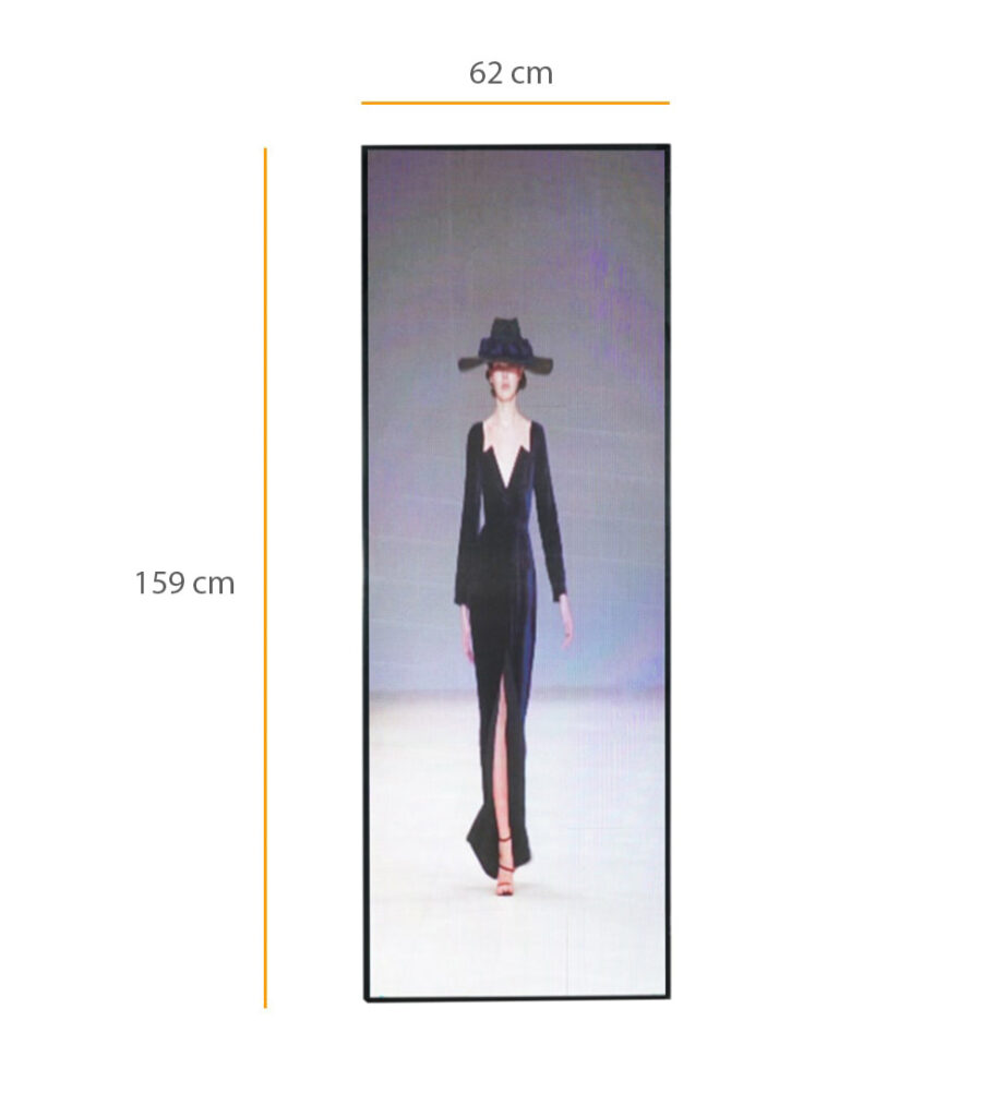 PixelDiode 5.2 x 2 Feet Video Wall Standee P3 Indoor Digital Signage ...