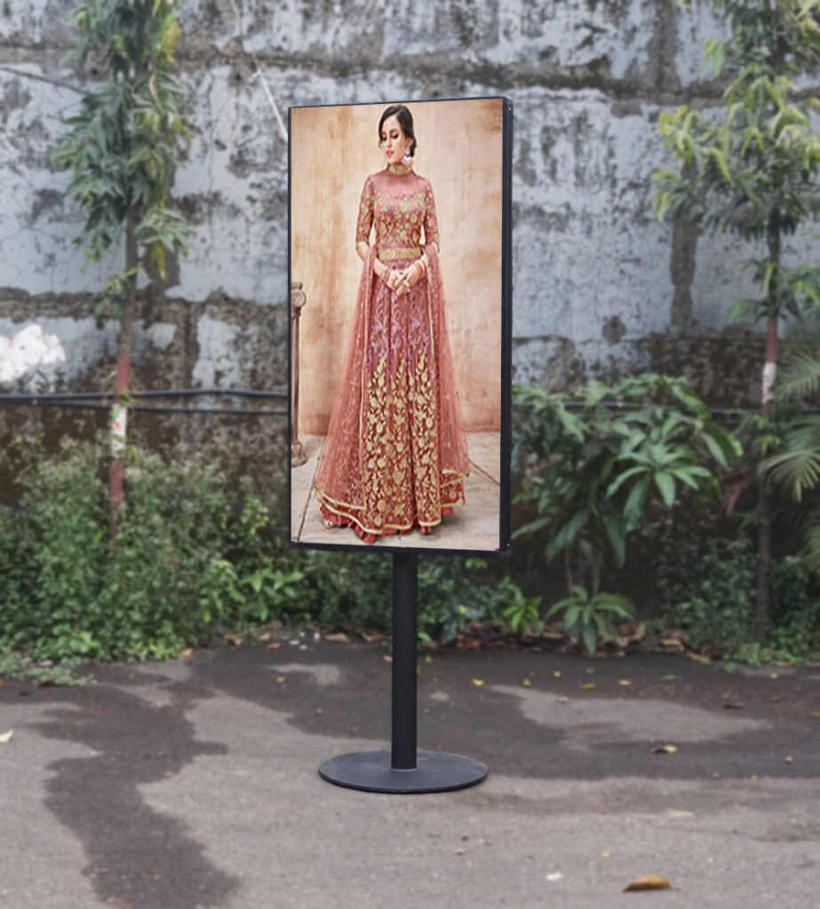 PixelDiode 55 Inch Outdoor Advertising P3 Digital Standee 4.2 x 2.1 Feet