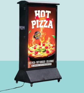PixelDiode 75 Inch Outdoor Led Display Standee P4 Waterproof Display