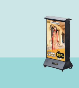 PixelDiode 75 Inch Outdoor Led Display Standee P4 Waterproof Display