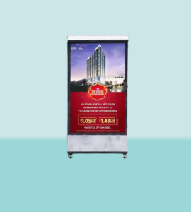 PixelDiode 75 Inch Outdoor Led Display Standee P4 Waterproof Display