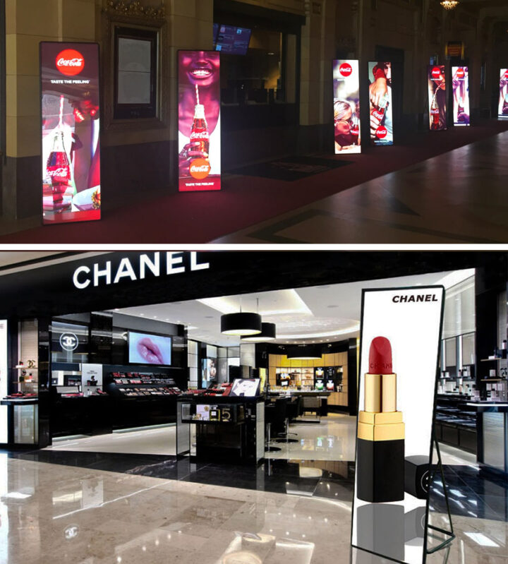 PixelDiode 85 Inch Vertical Video Wall P3 indoor Led Display For ...