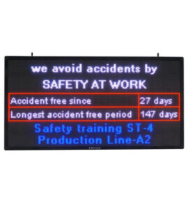 PixelDiode 4 x 2 ft LED P6 Industrial Safety Tracker and Safety ...