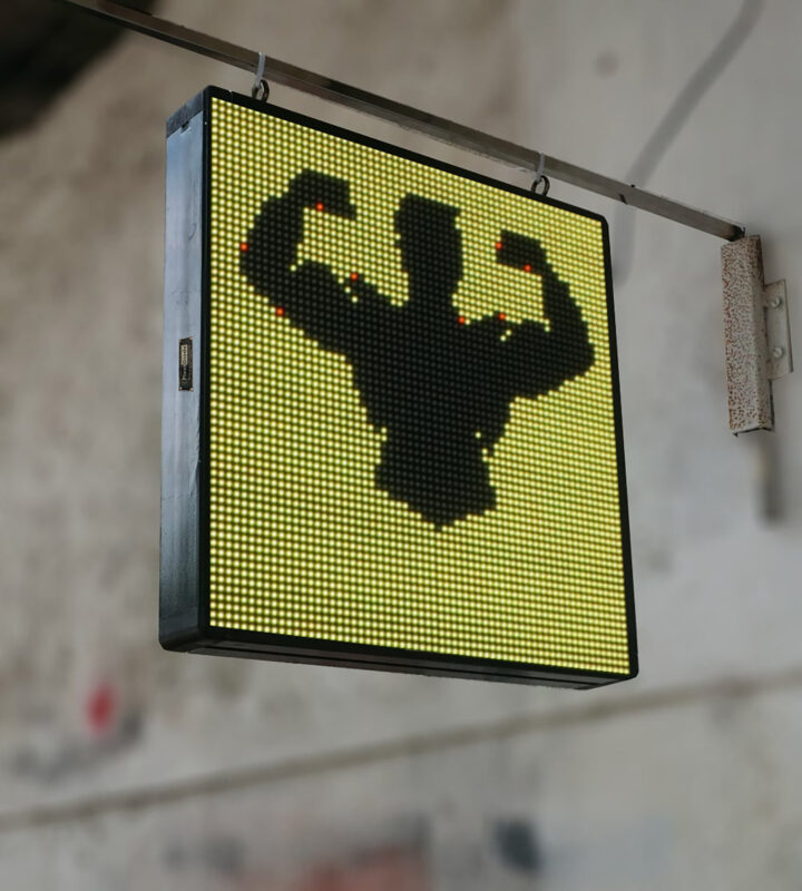 PixelDiode - LED Gym Fitness Center Sign Board P6 Outdoor Advertising ...