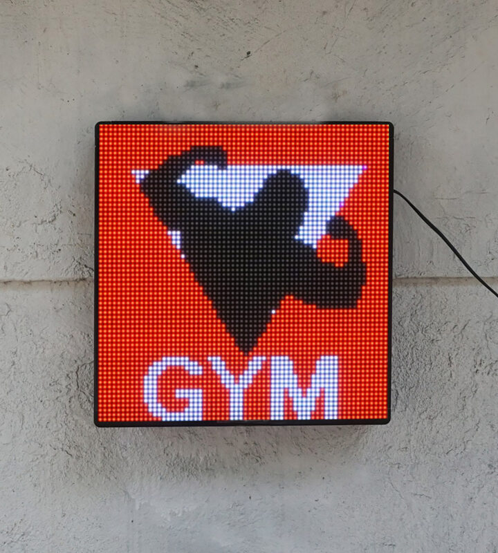 PixelDiode - LED Gym Fitness Center Sign Board P6 Outdoor Advertising ...