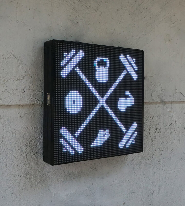 PixelDiode - LED Gym Fitness Center Sign Board P6 Outdoor Advertising ...