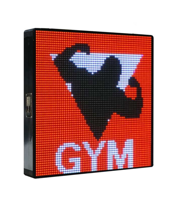 PixelDiode - LED Gym Fitness Center Sign Board P6 Outdoor Advertising ...