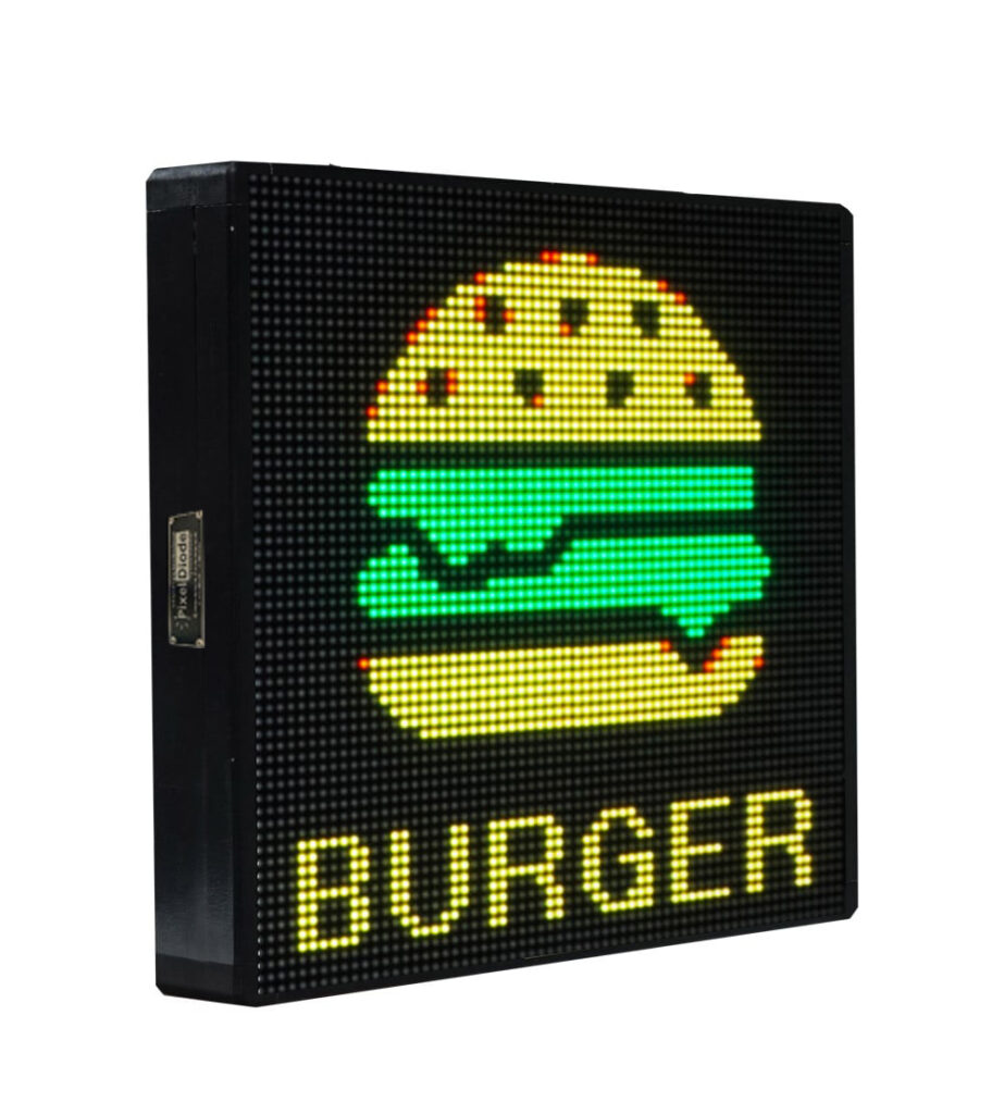 PixelDiode - LED Fast Food Restaurant Sign Board P6 Outdoor Advertising ...