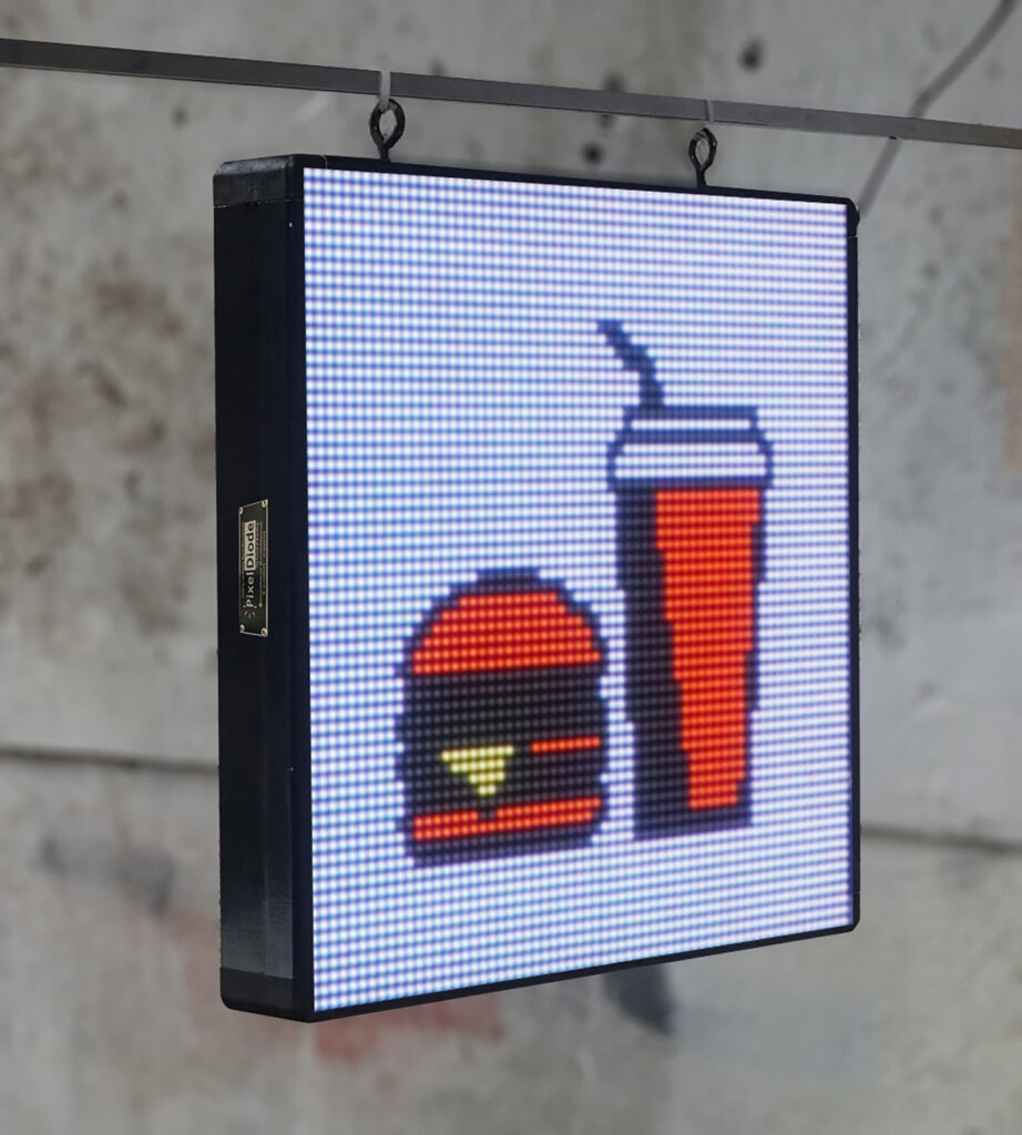 PixelDiode - LED Tea Coffee Shop Sign Board P6 Outdoor Advertising ...