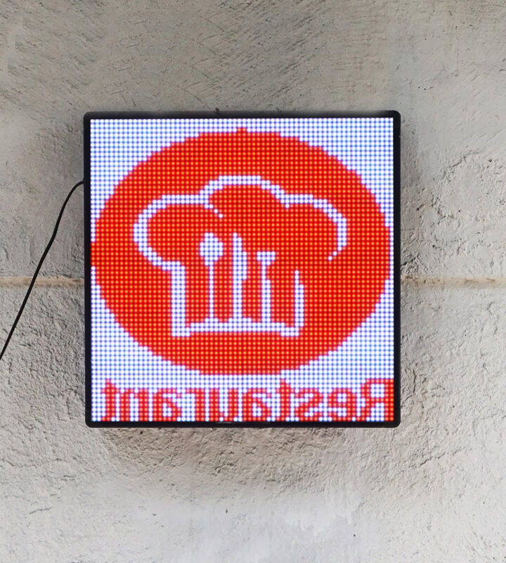 PixelDiode - LED Fast Food Restaurant Sign Board P6 Outdoor Advertising ...